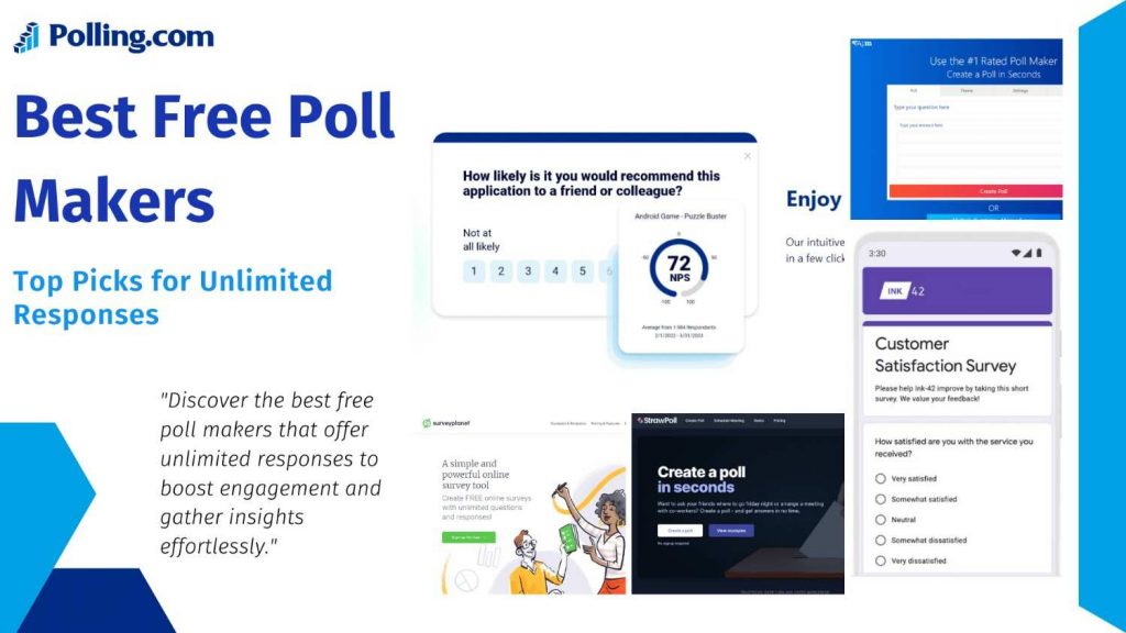 Best Free Poll Makers (2025) – Unlimited Responses Compared - Polling.com
