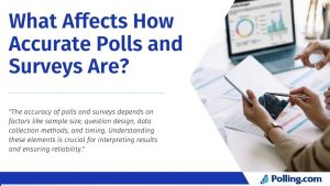 How Accurate Are Polls and Surveys? A Complete Guide - Polling.com