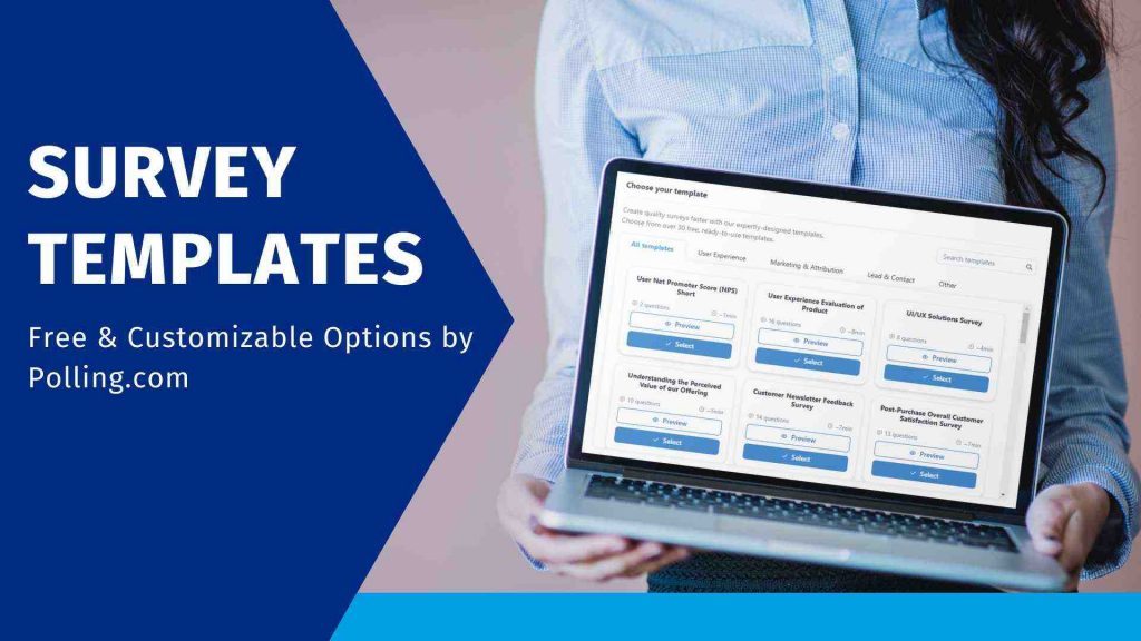 Survey Templates: Free & Customizable Options by Polling.com - Polling.com