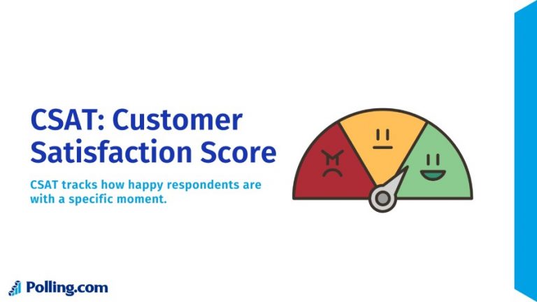 CSAT vs NPS vs CES: Key Differences & When to Use Each - Polling.com