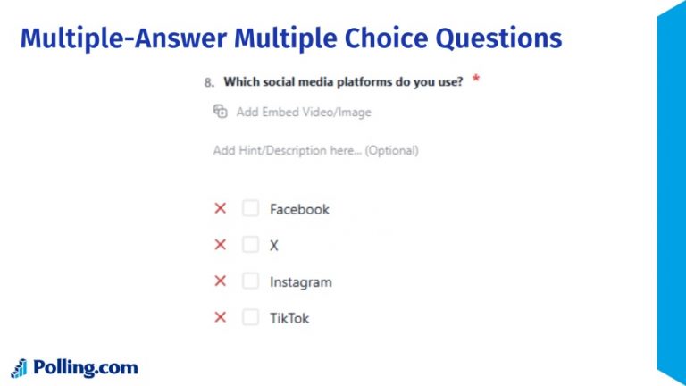 Multiple Choice Questions in Surveys: Types, Examples, and Best ...
