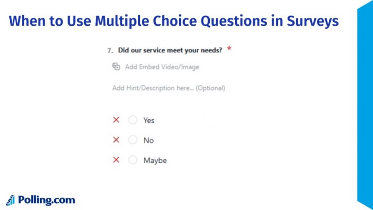 Multiple Choice Questions in Surveys: Types, Examples, and Best Practices - Polling.com