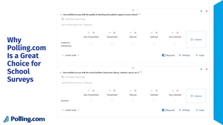 School Surveys for Student, Teacher, and Parent Feedback - Polling.com